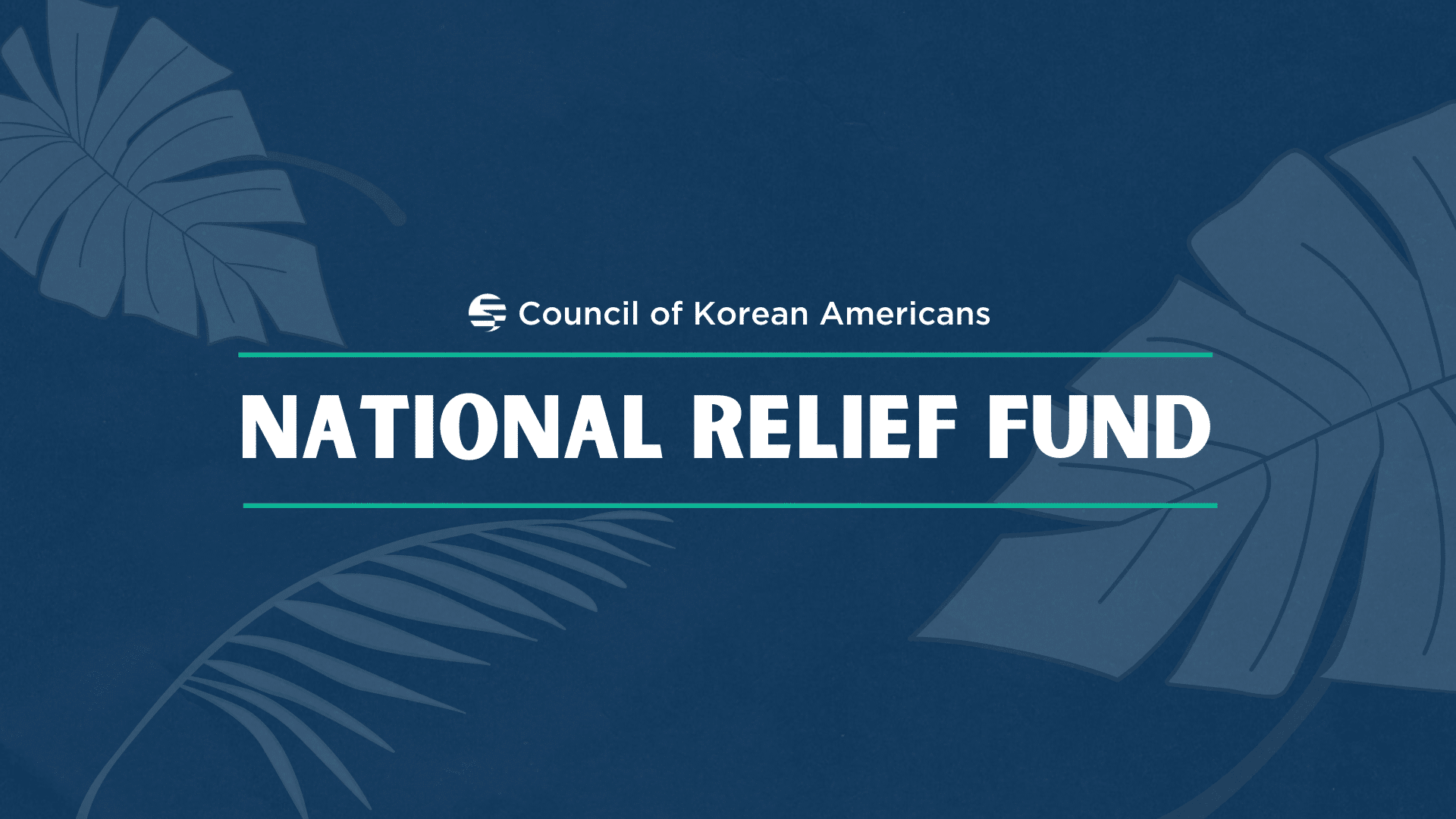 National Relief Fund | Council Korean Americans (CKA)