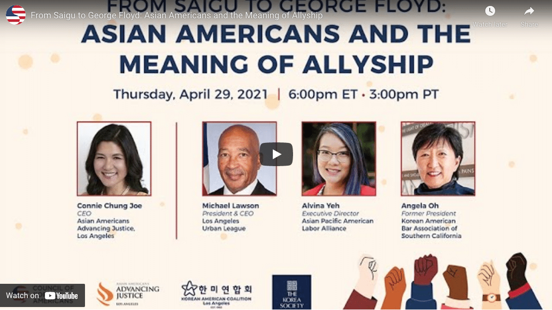 From Saigu to George Floyd: Asian Americans and the Meaning of Allyship ...