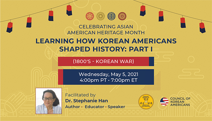 Learning How Korean Americans Shaped History: Part I (1800's - Korean ...