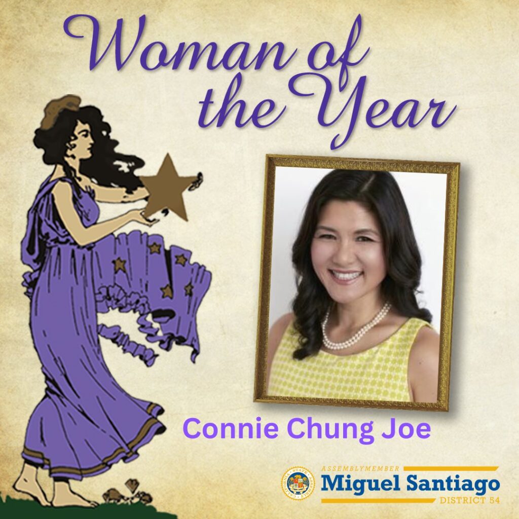 CKA Member Connie Chung Joe Recognized as the 54th Assembly District's ...