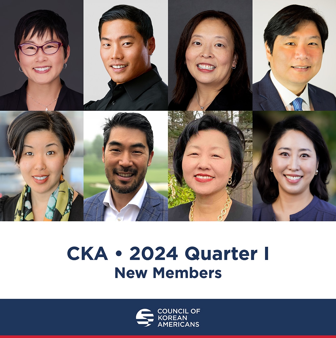 CKA Q1 2024 New Members | Council Korean Americans (CKA)