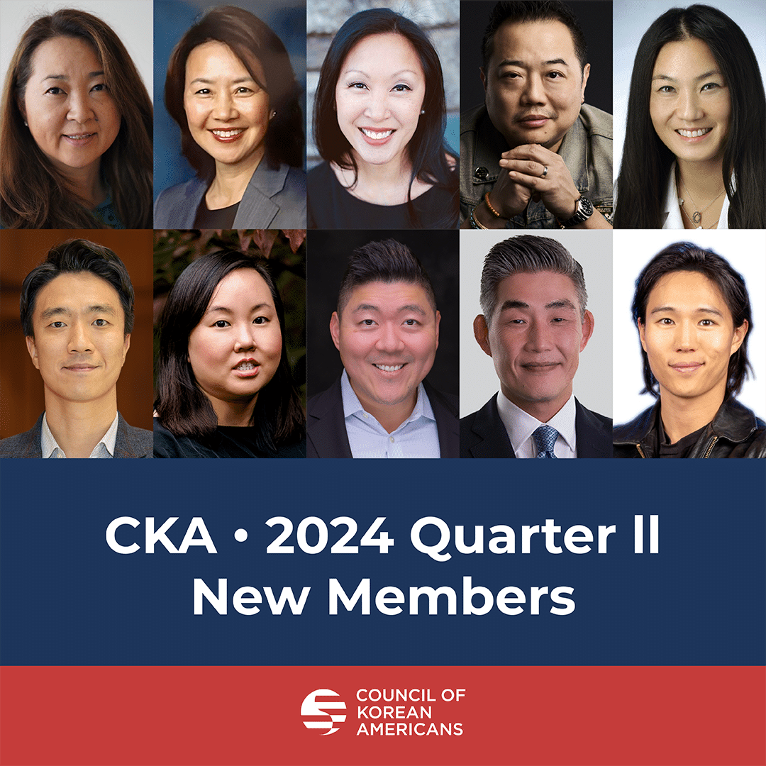 CKA Q2 2024 New Members | Council Korean Americans (CKA)